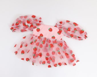 Berry First Birthday Outfit, Personalized Baby Girl Strawberry Clothes ...