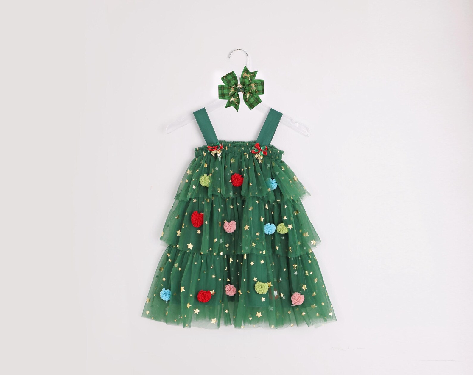 Christmas Dress for Toddler Girl, Matching Sisters Christmas Outfit ...