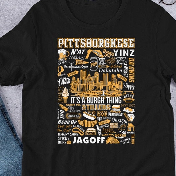 Pittsburghese Tshirt - Etsy