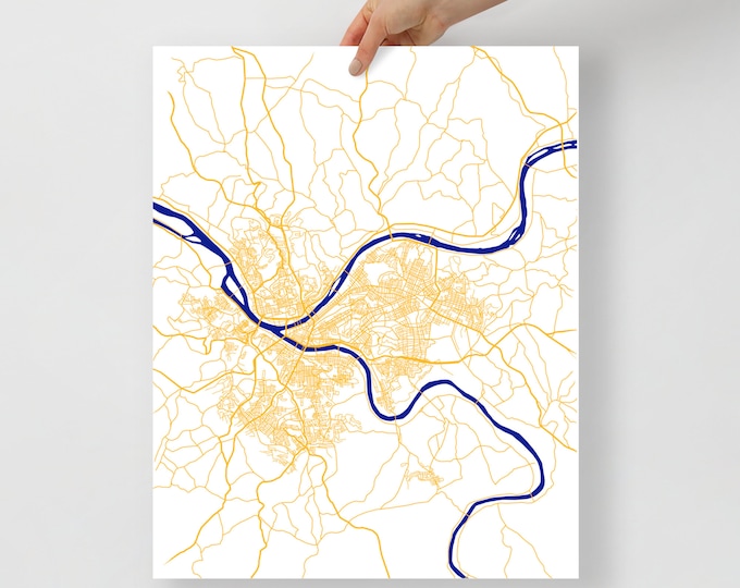 Pittsburgh Bridges Print/poster - Etsy