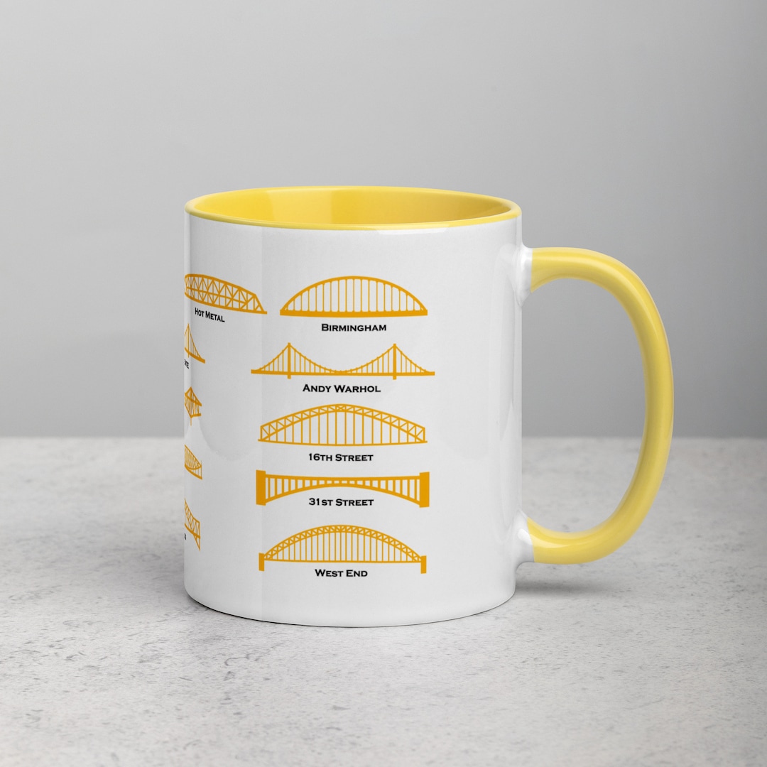 Pittsburgh Bridges Mug - Etsy