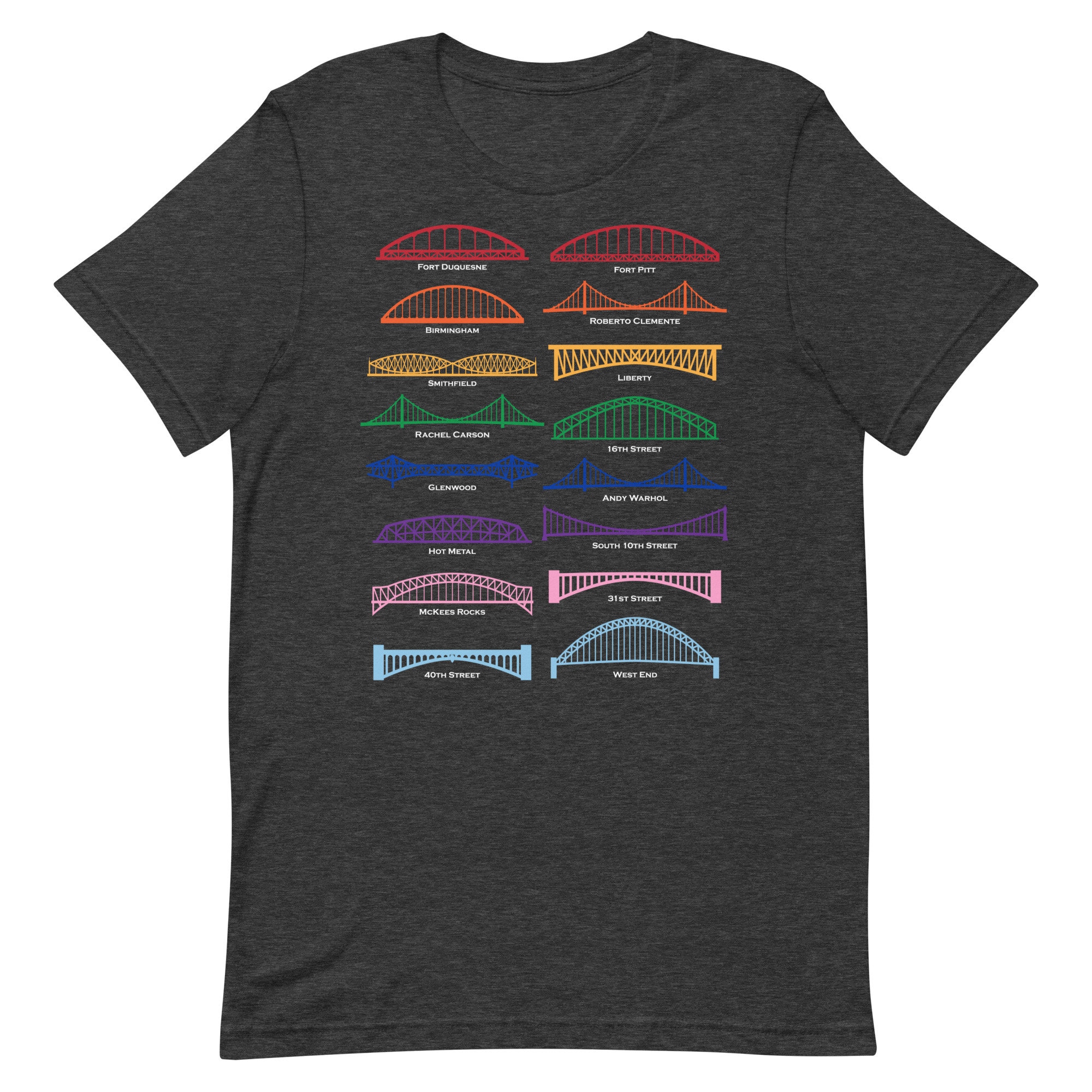 Pittsburgh Pride Bridges Shirt - Etsy