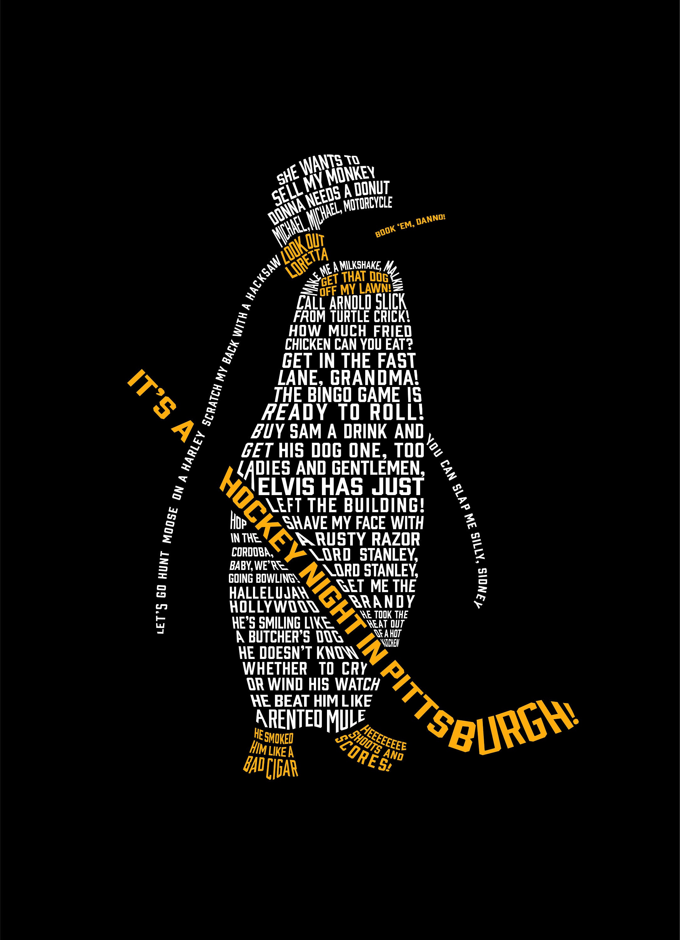 Mike Lange Penguins T-shirt - Etsy