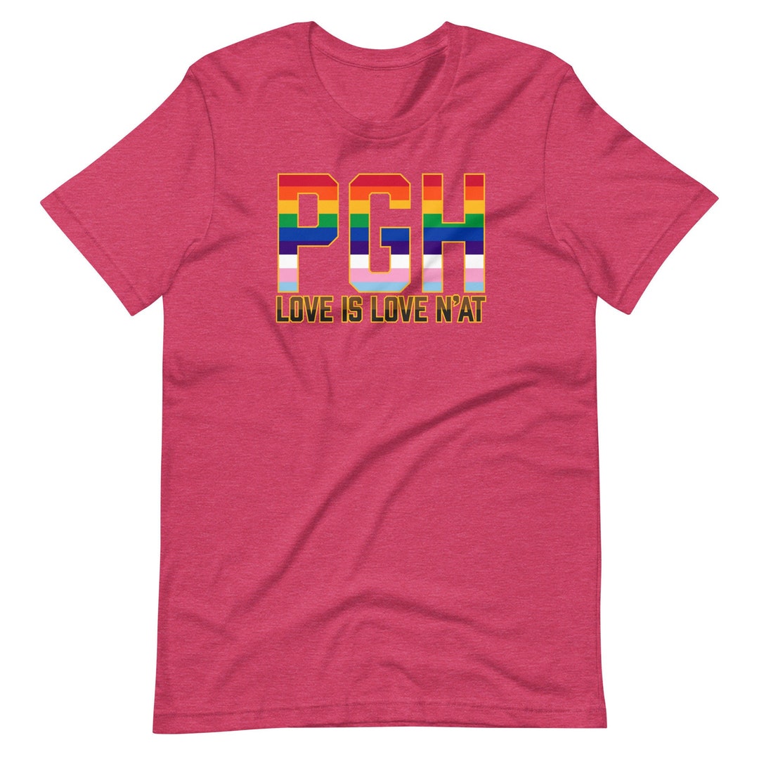 Pittsburgh Pride Unisex Tee Love is Love N'At - Etsy España