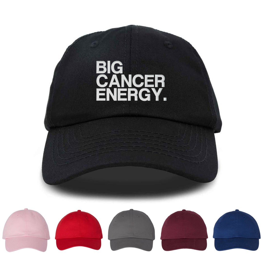 Big Cancer Energy Zodiac Sign Embroidered Unisex Baseball Cap ...