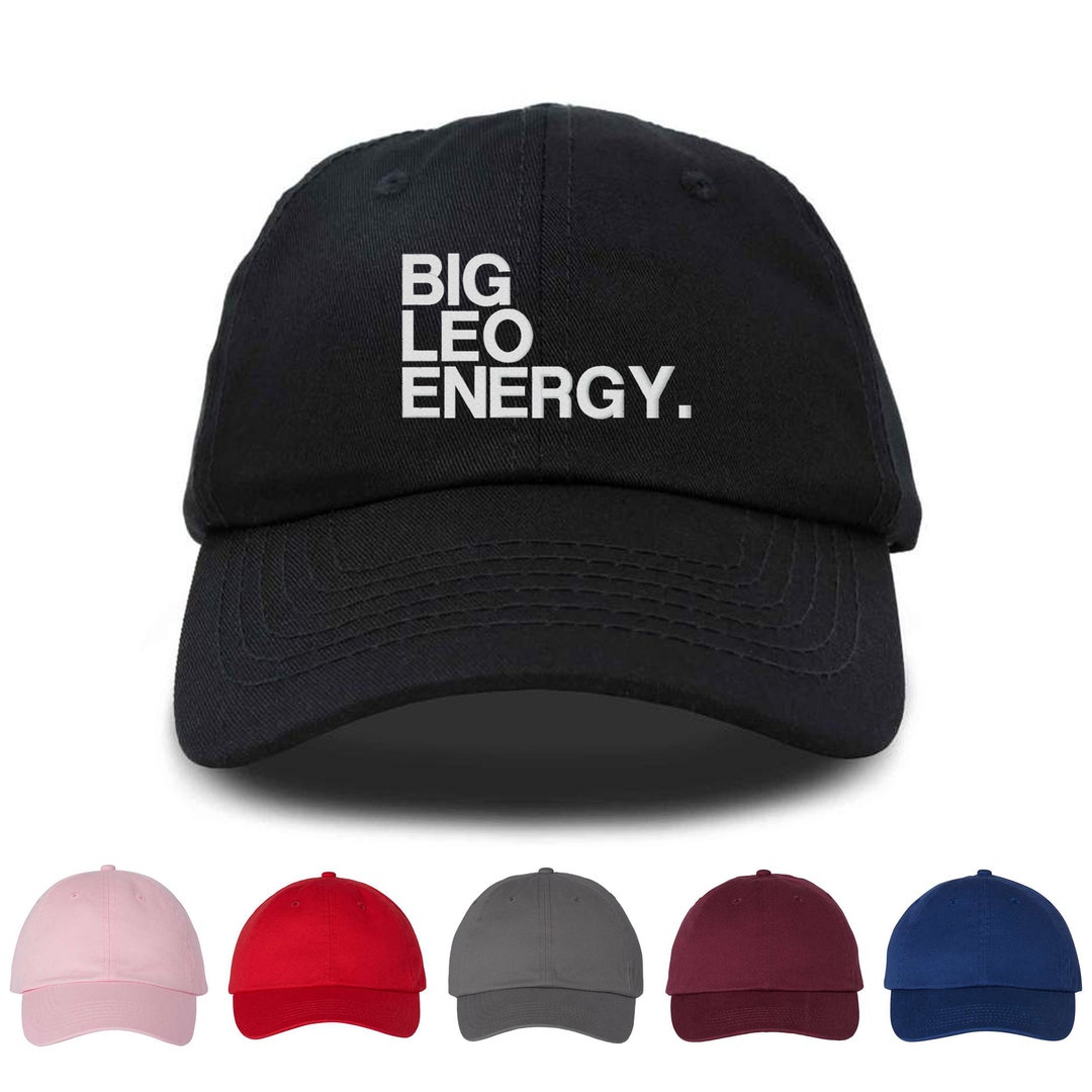 Big Leo Energy Zodiac Sign Embroidered Unisex Baseball Cap, Adjustable ...