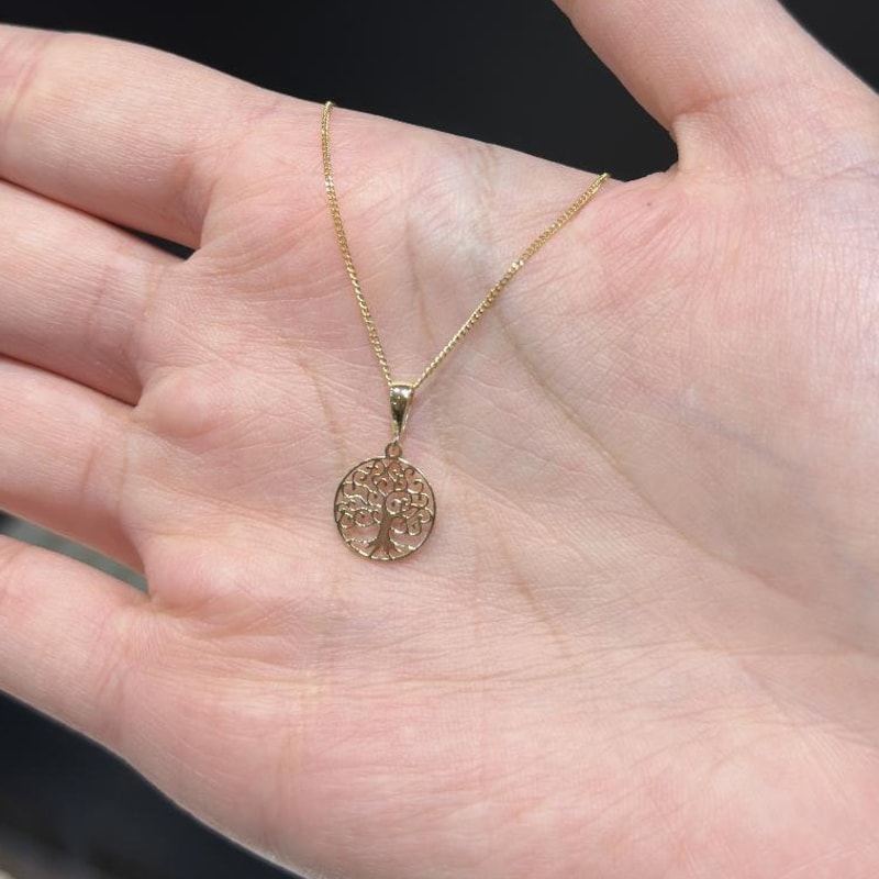 9ct Tree of Life Necklace - Etsy