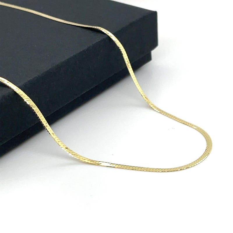 Gold Snake Necklace 9ct - Etsy