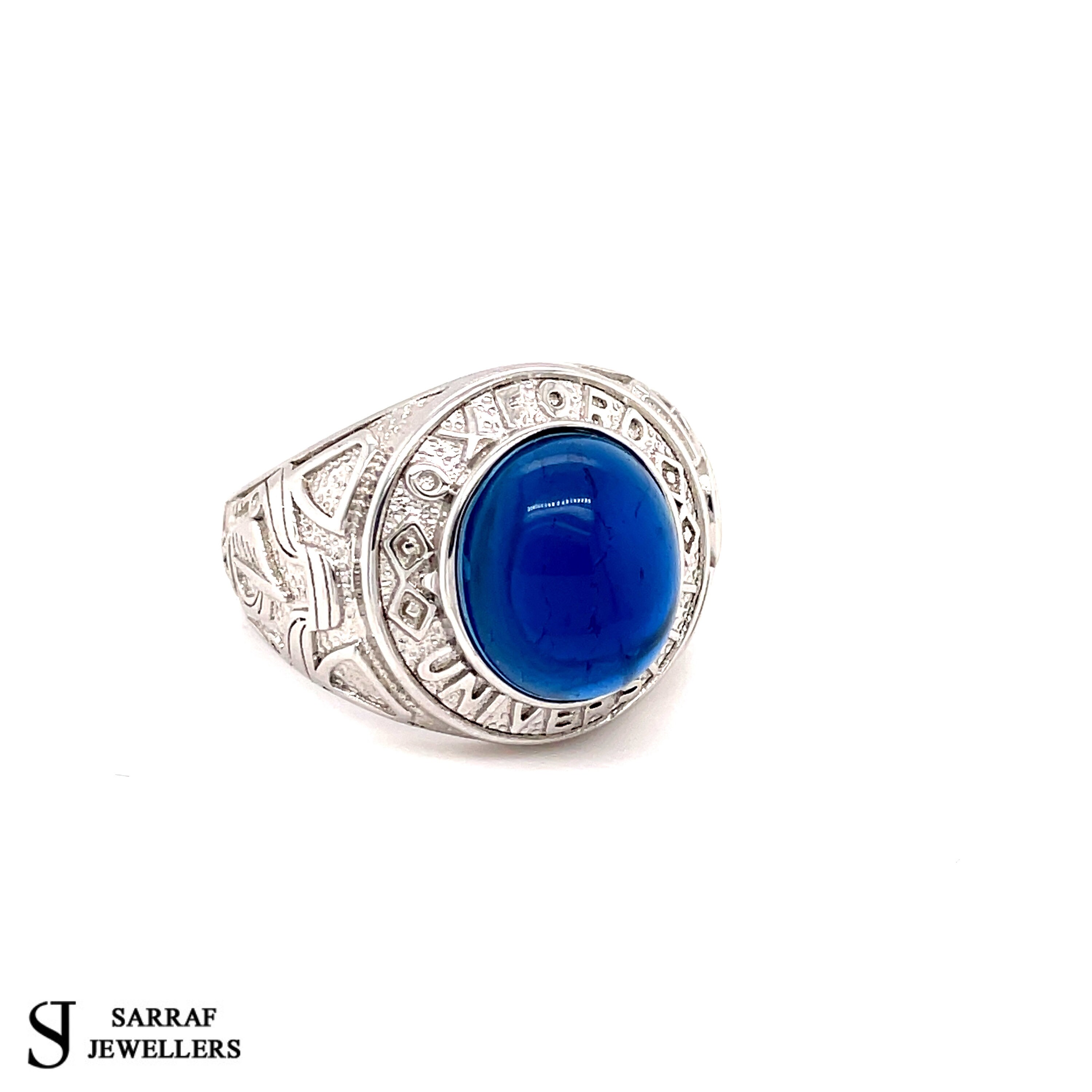 Sterling Silver Men's College Ring College Class Ring | Etsy