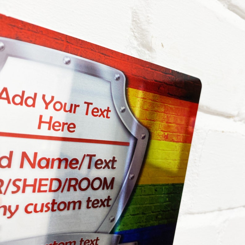 Personalized Rainbow Flag Metal Bar Sign – LGBT Pride Wall Art - Etsy