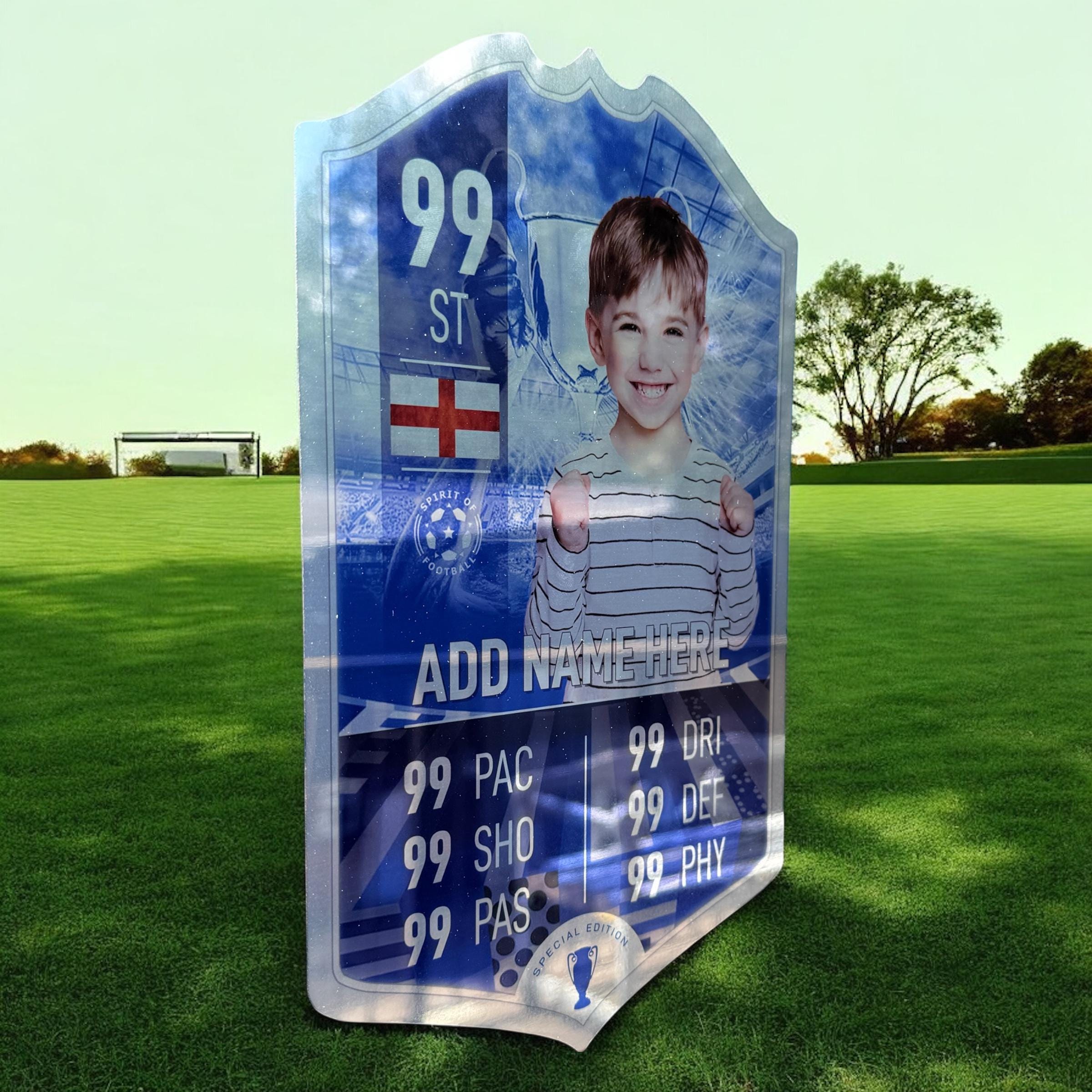 Personalised Metal Football Card Gift | Champions | Ultimate Team 25 ...