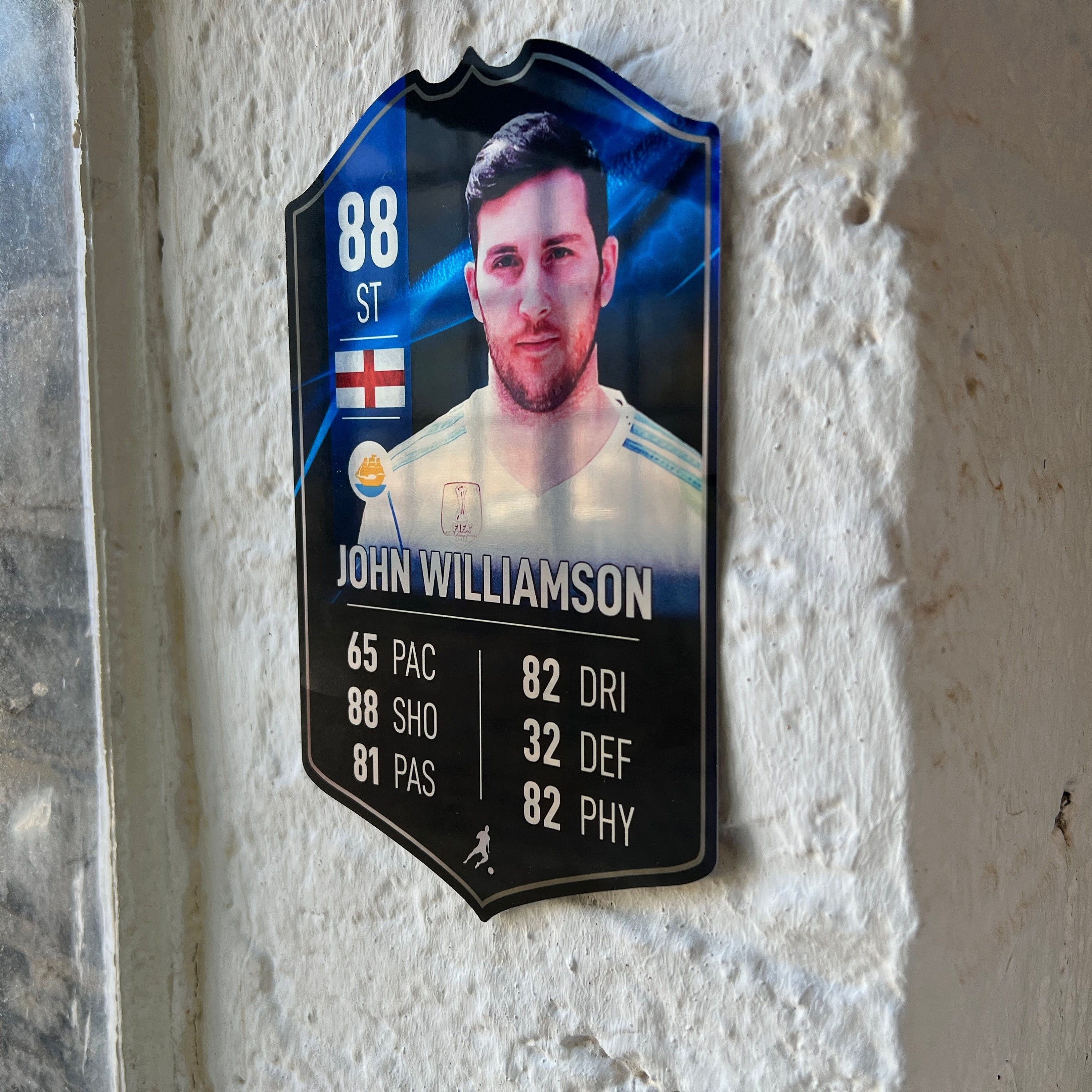 Mirror Finish Personalised Football Stats Card Ultimate Team - Etsy