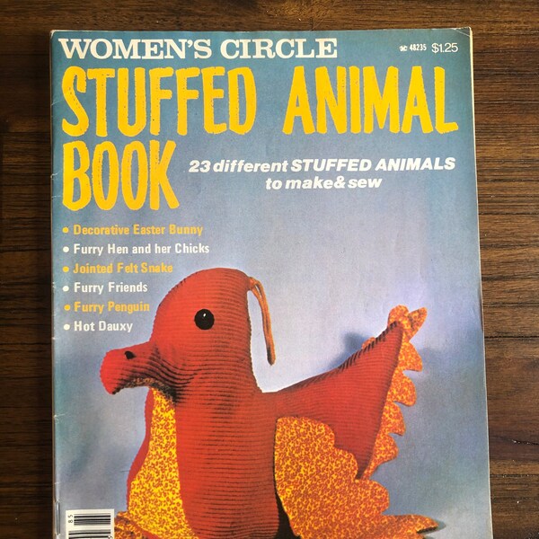 Stuffed Animal Sewing Patterns - Etsy