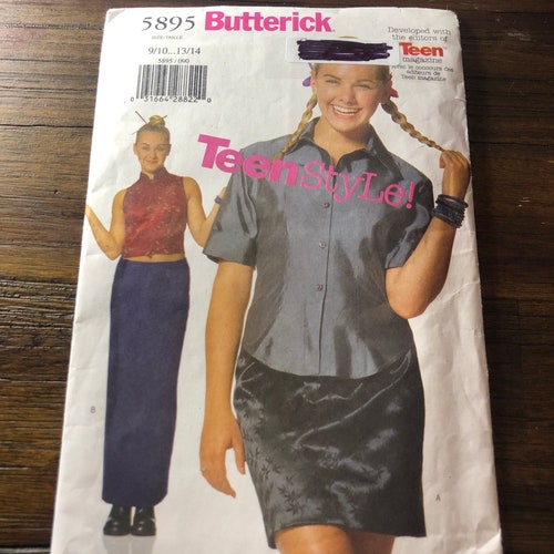 Vintage Uncut Butterick Sewing Pattern 6029 Teen Style Pants - Etsy