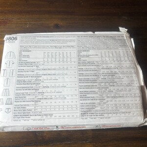 Vintage Uncut Simplicity Sewing Pattern 9806 Cheerleader Costumes Sizes ...