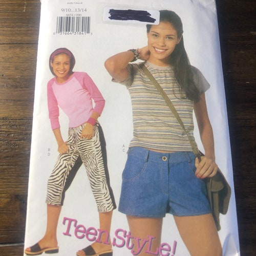 Vintage Uncut Butterick Sewing Pattern 6029 Teen Style Pants - Etsy