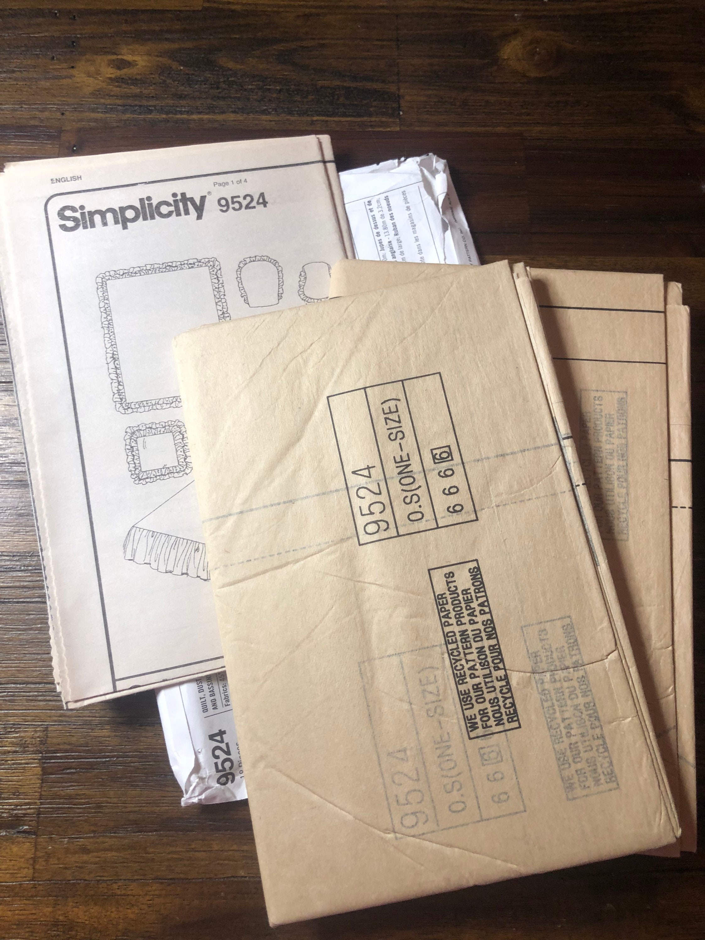 Vintage Uncut Simplicity Sewing Pattern 9524 Baby Nursery Room Decor ...