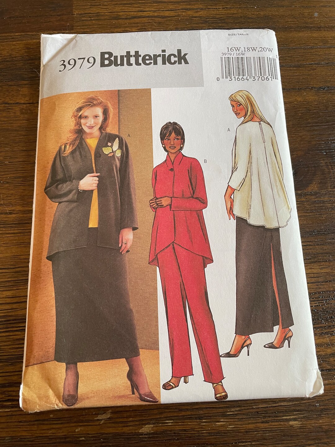 Uncut Butterick Sewing Pattern 3979 Plus Size Outfit With - Etsy