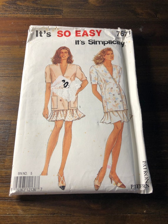 Vintage Uncut Simplicity Sewing Pattern 7671 Jackets and Skirt - Etsy