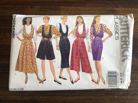 Vintage Uncut Butterick Sewing Pattern 4983 Jumper Jumpsuit - Etsy