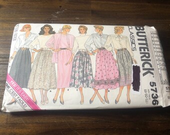 Vintage Precut Complete Butterick Sewing Pattern 6359 - Etsy