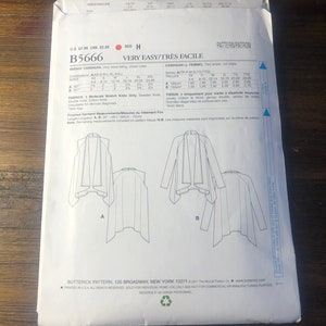 Uncut See and Sew Sewing Pattern B5666 Misses Cardigan Sizes XS-XXL - Etsy