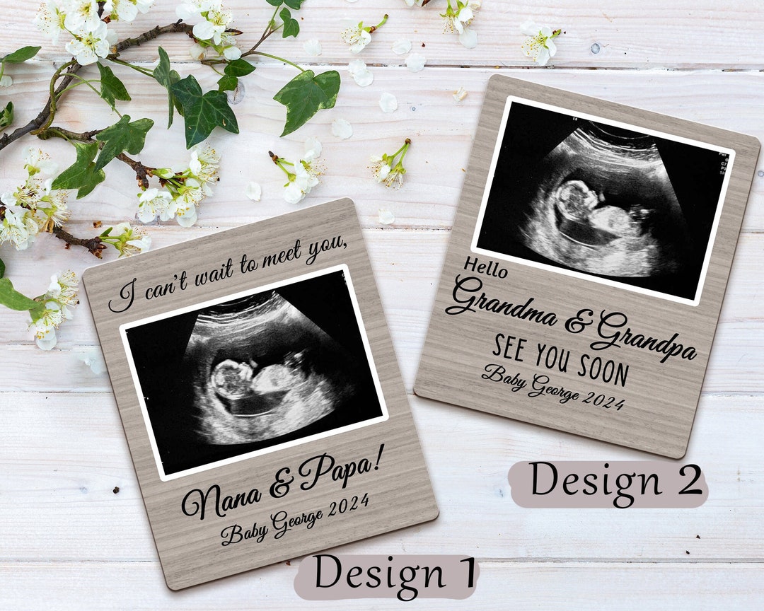 Ultrasound Photo Frame, Custom Photo Magnets, Baby Announcement ... Ultrasound Photo Frame, Custom Photo Magnets, Baby Announcement ...