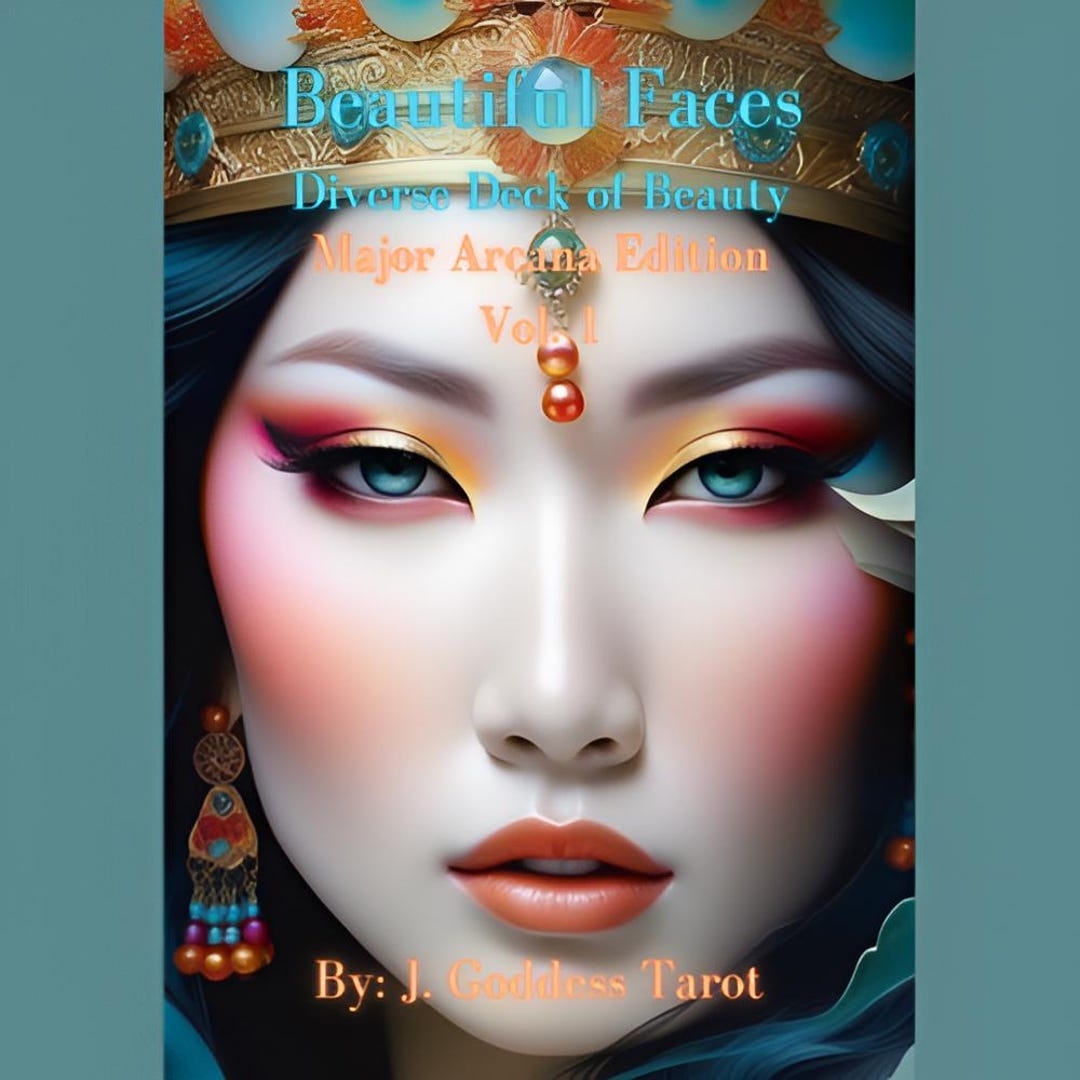Beautiful Faces - Vol. 1 Tarot Deck of Major Arcana by J. Goddess Tarot ...