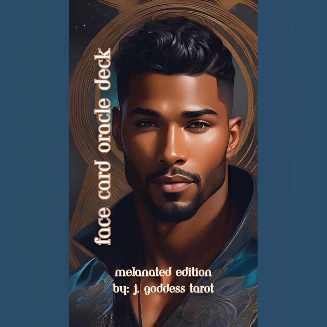 Face Card Oracle Deck {melanated Edition} - Diverse Beauty, AI Art by J ...