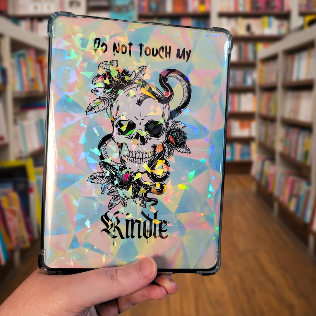 Kindle Clear Case Insert, Prism Holographic or Matte, Spooky Pink ...
