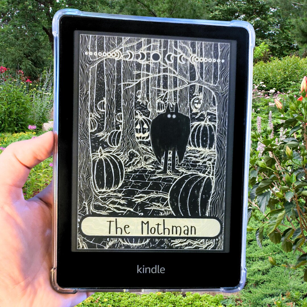 Mothman Tarot Kindle Lock Screen: Monster Lover Epub File - Etsy