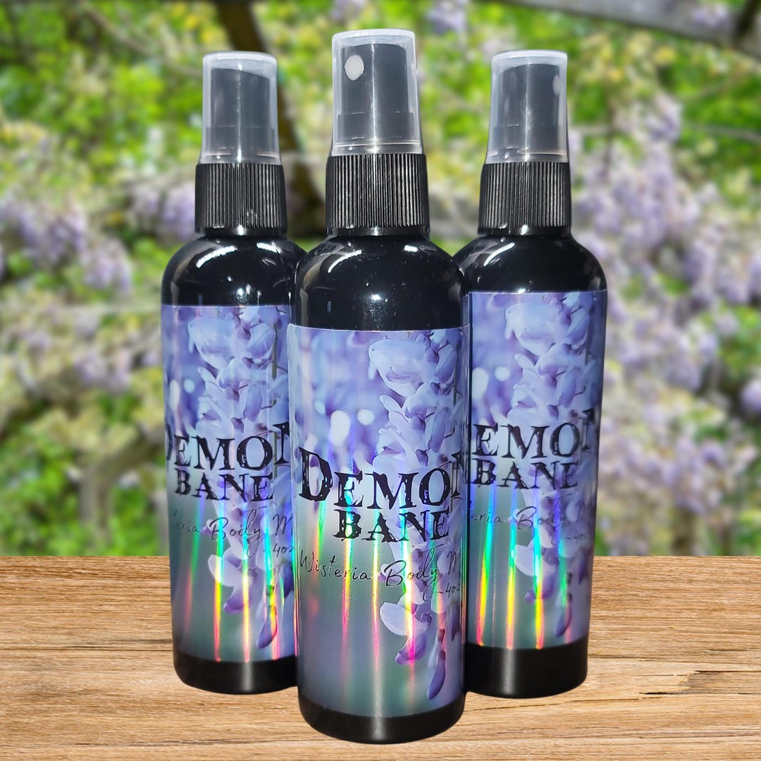 Demon Bane Wisteria Body Mist, Bookish Floral Scent, Sea Salt Spray (4 ...