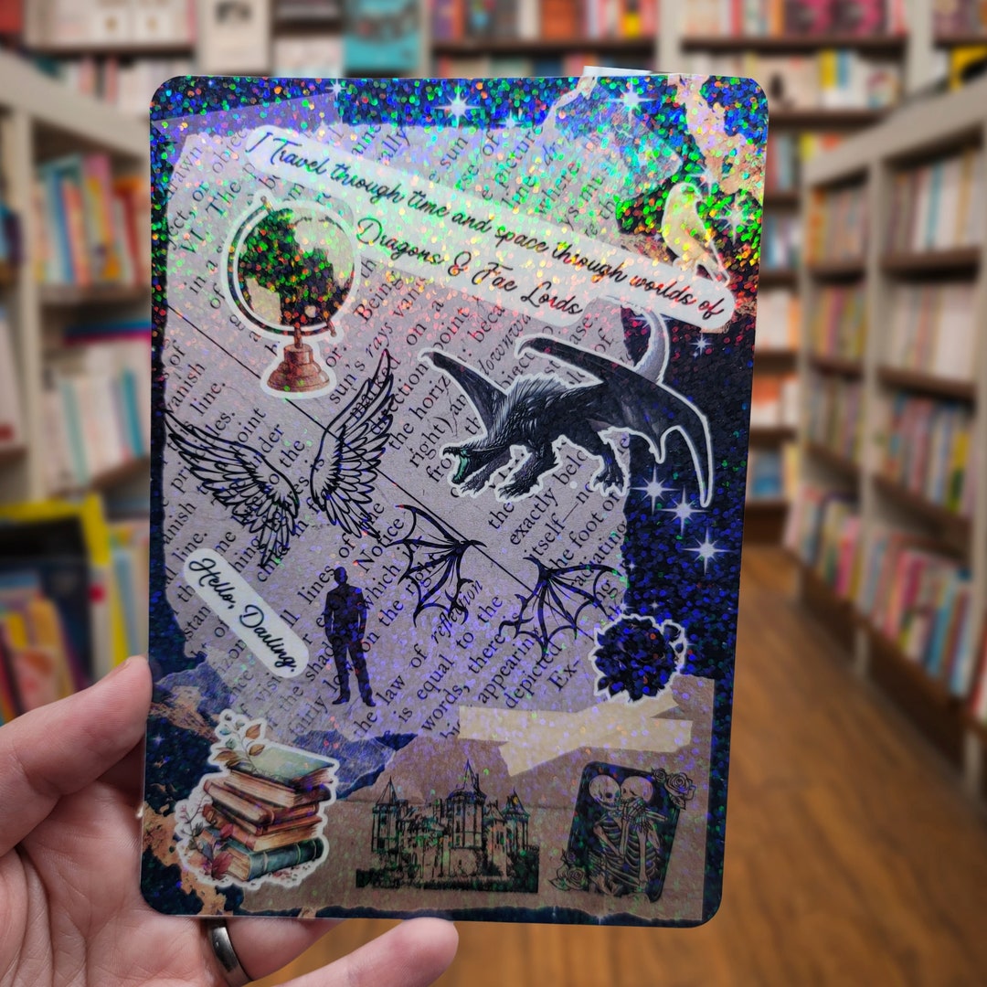 Kindle Insert Circle Holographic or Matte Fantasy Bookish Custom Insert ...