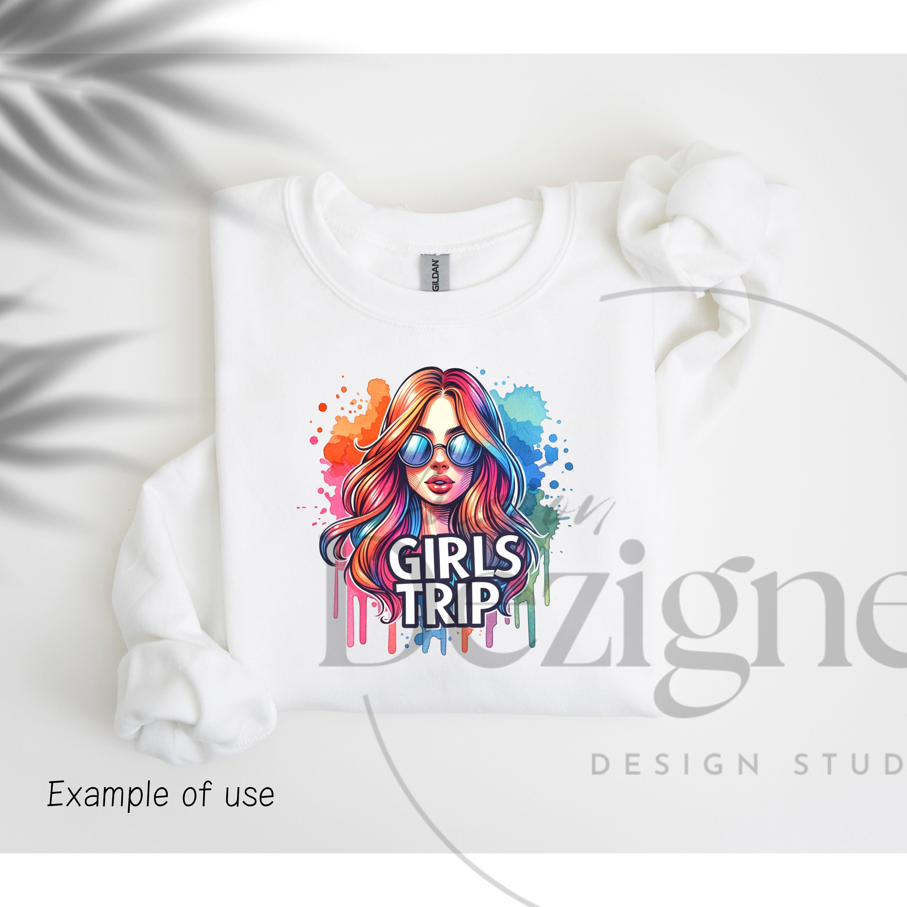 Girls Trip PNG File, Tshirt Sublimation Design, Girls Trip Tshirt Png ...