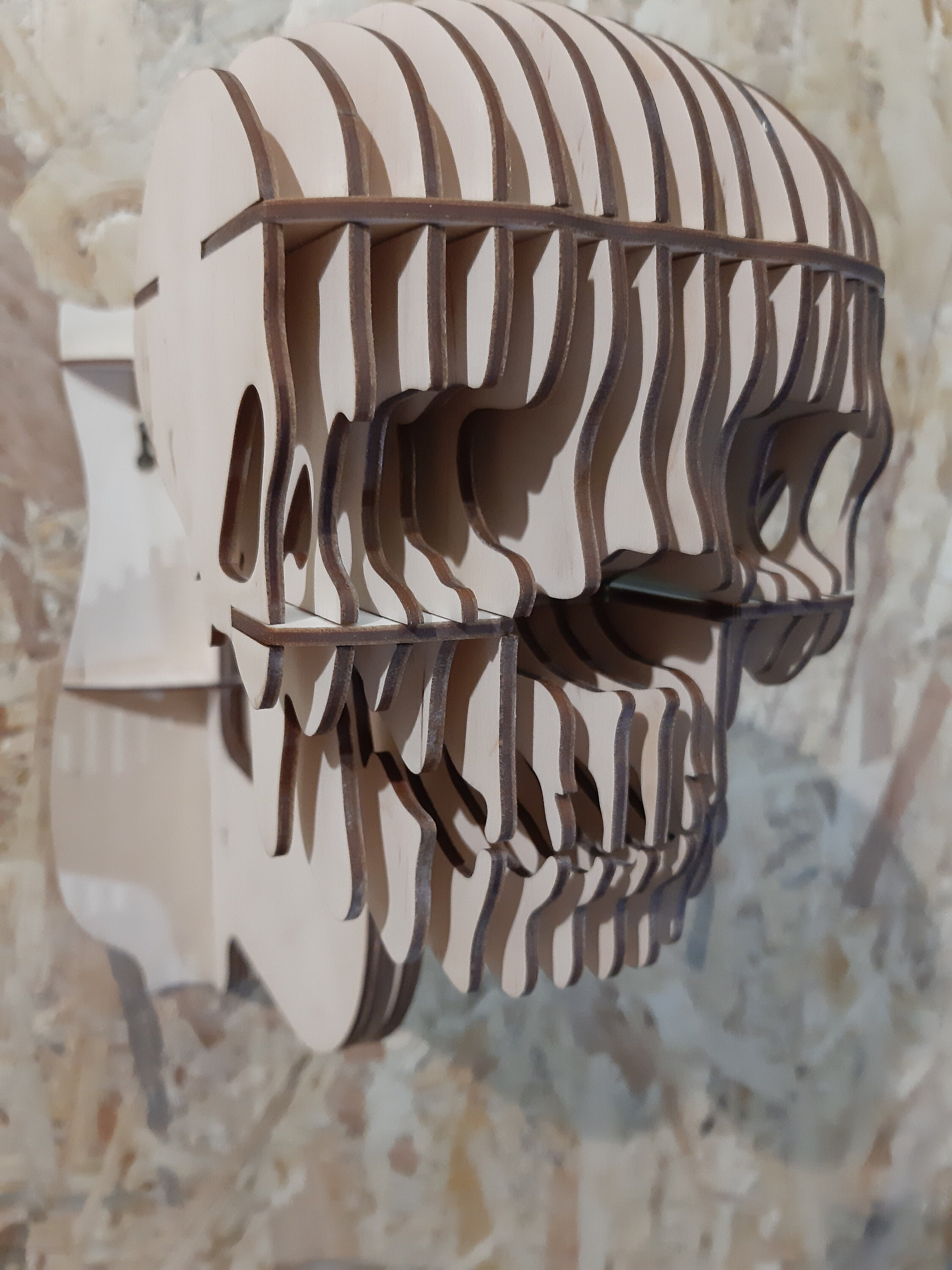 Skull Helmet Wall Mount. Hanger for Motorcycle Helmet. Helmet Stand ...