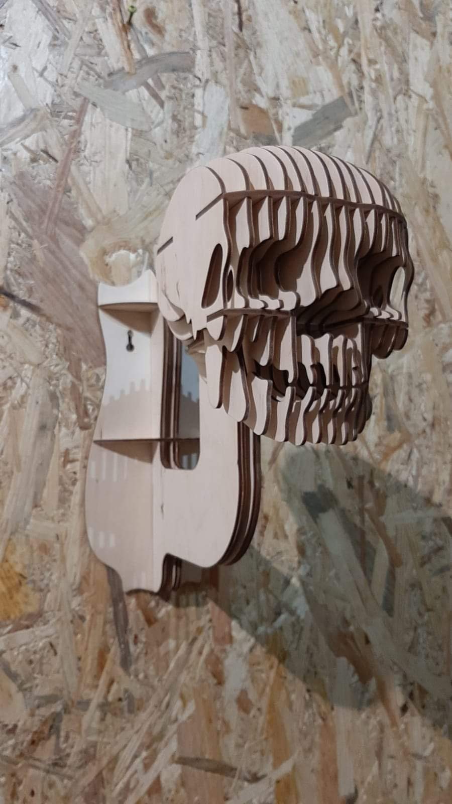 Skull Helmet Wall Mount. Hanger for Motorcycle Helmet. Helmet Stand ...