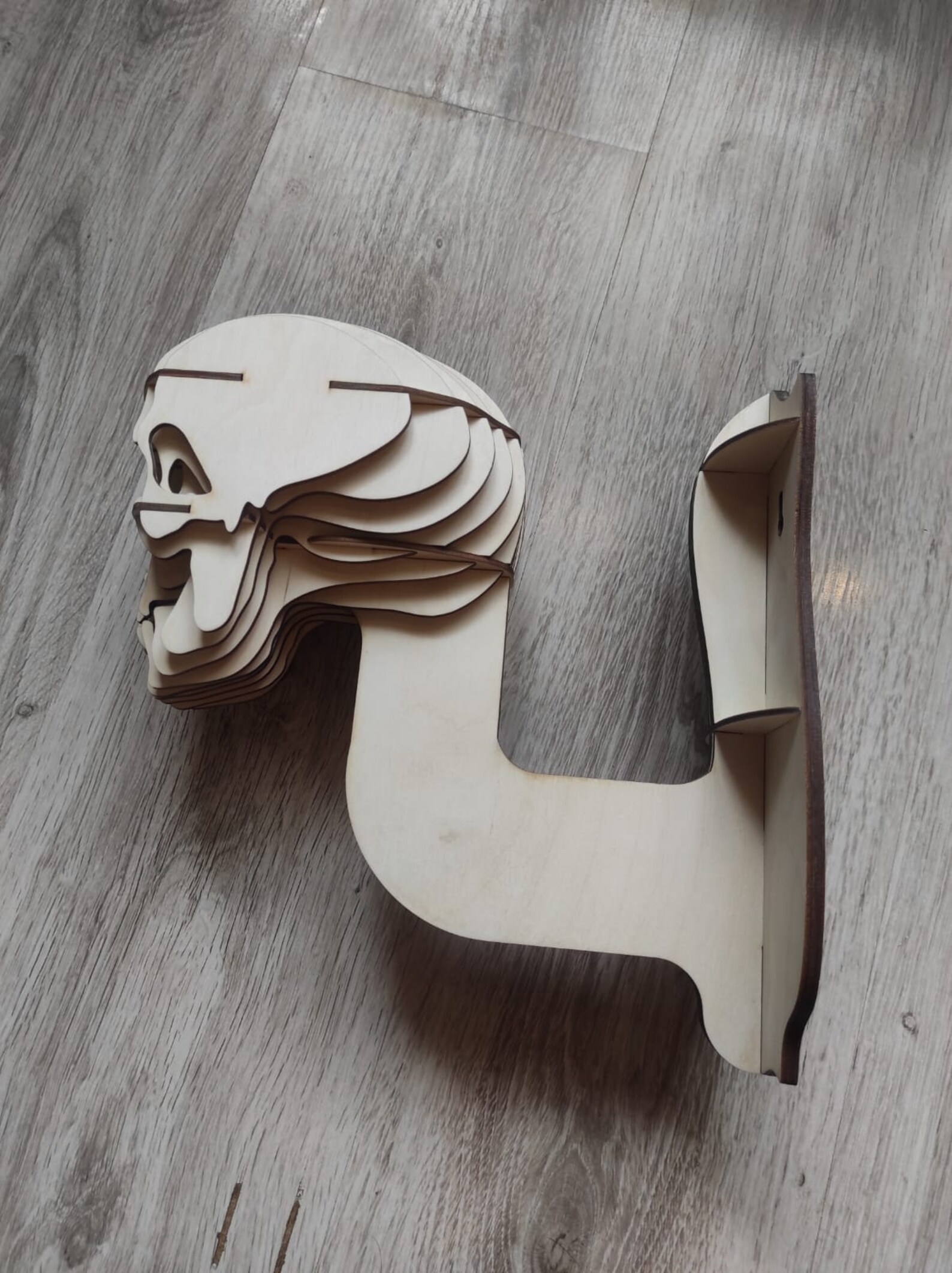 Skull Helmet Wall Mount. Hanger for Motorcycle Helmet. Helmet Stand ...