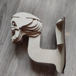 Skull Helmet Wall Mount. Hanger for Motorcycle Helmet. Helmet Stand ...