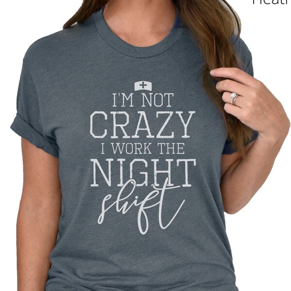 Funny Night Shift Nurse Shirt - Etsy