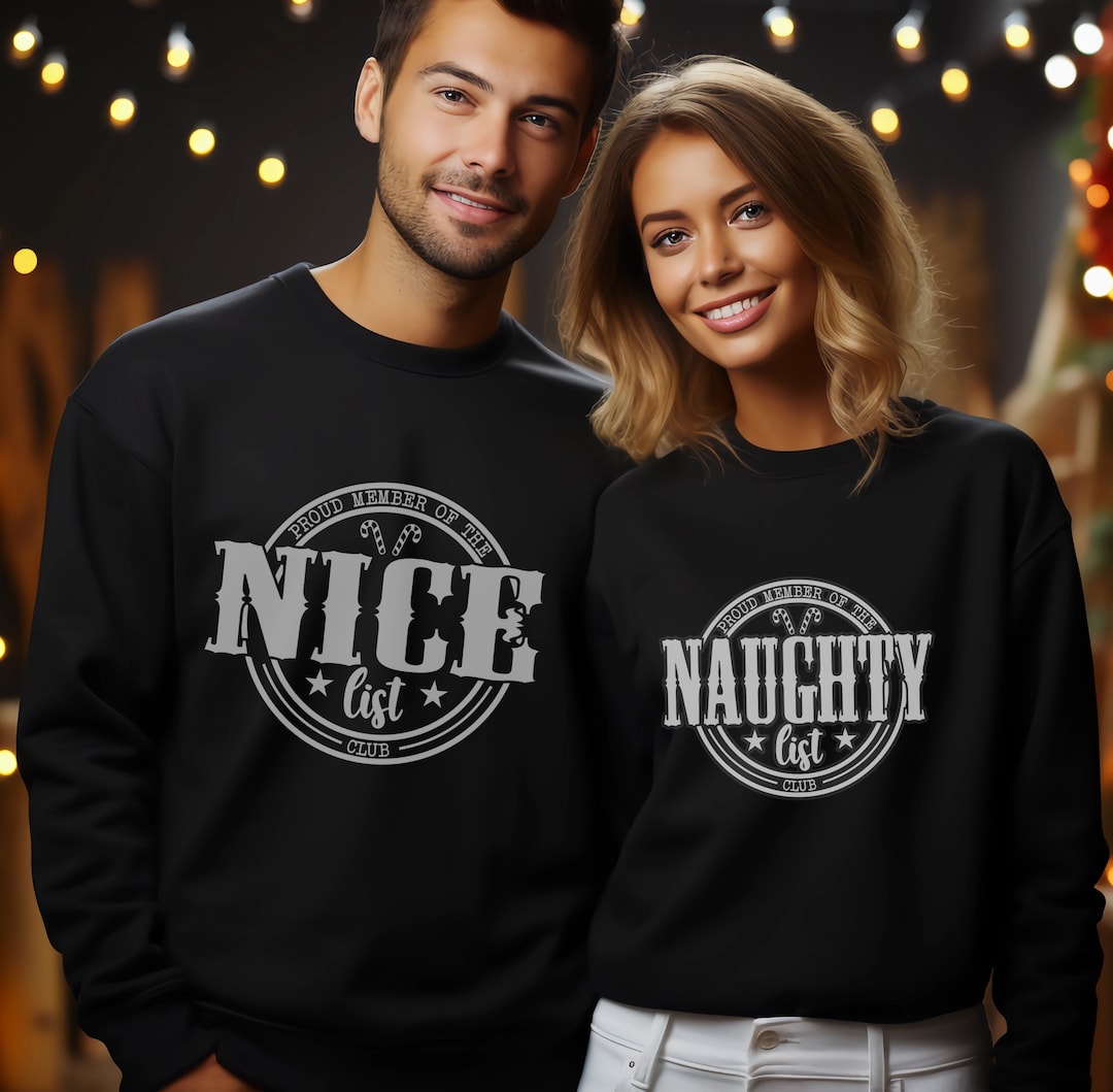 Couple Matching Christmas Sweaters, Funny Christmas Couples Sweater ...