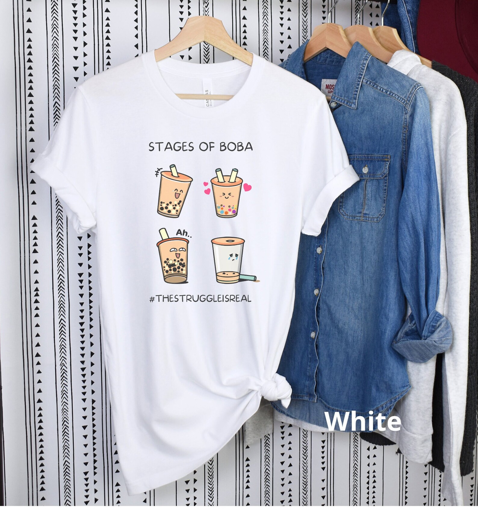 Stages of Boba Boba Shirt Boba Lover Bubble Tea Shirt Cute - Etsy