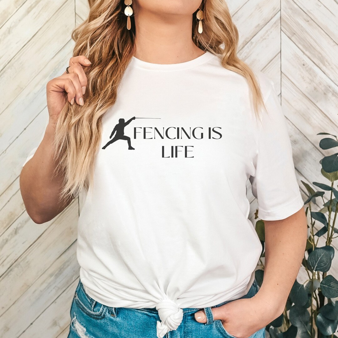 Fencing is Life Shirt, Girls Fencing Tee, Boys Fencing Tee, Gift for ...