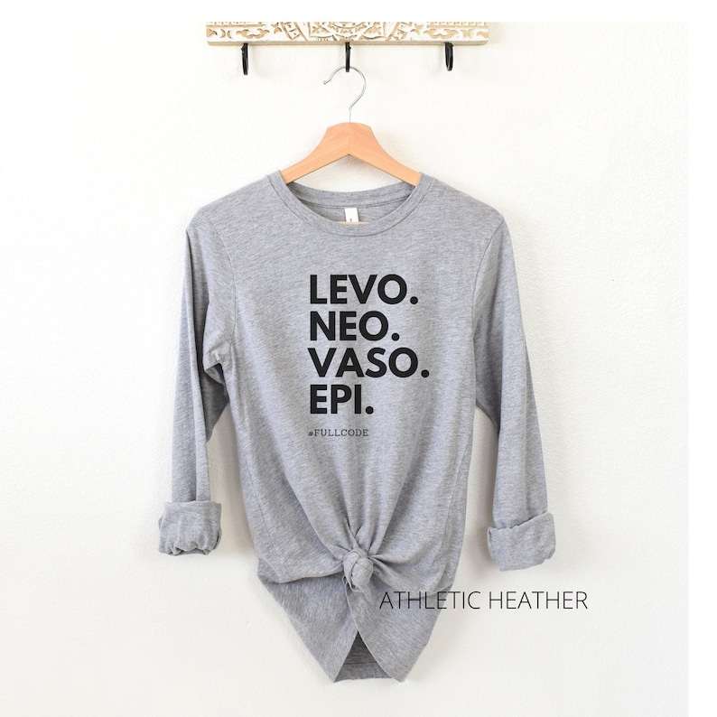 Levo Neo Vaso Epi Full Code Critical Care ICU RN - Etsy