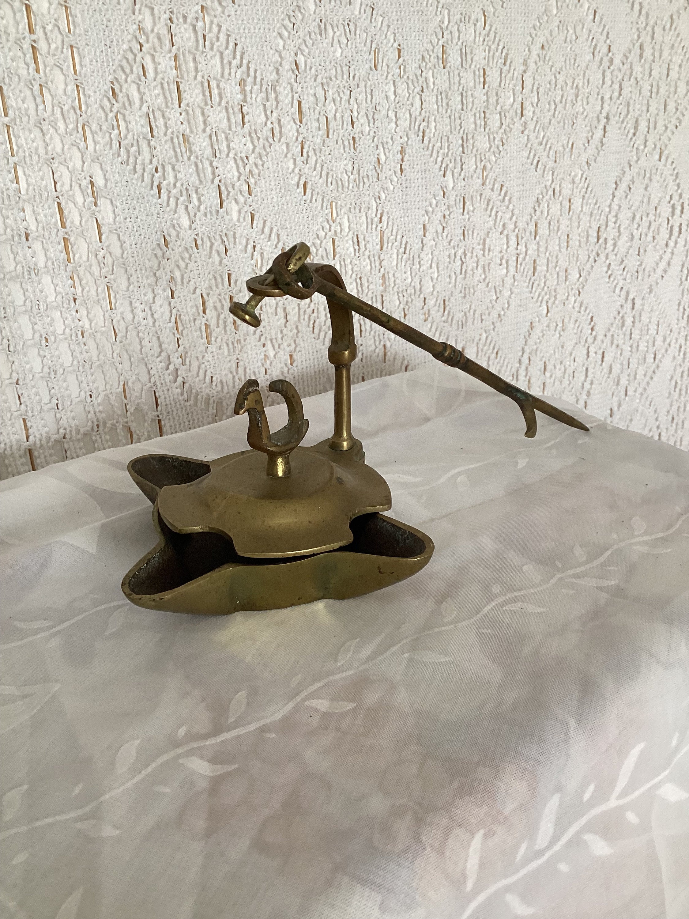 Vintage Brass Oil Wall Lamp Hanging Lamp Oil Lamp With Hook - Etsy