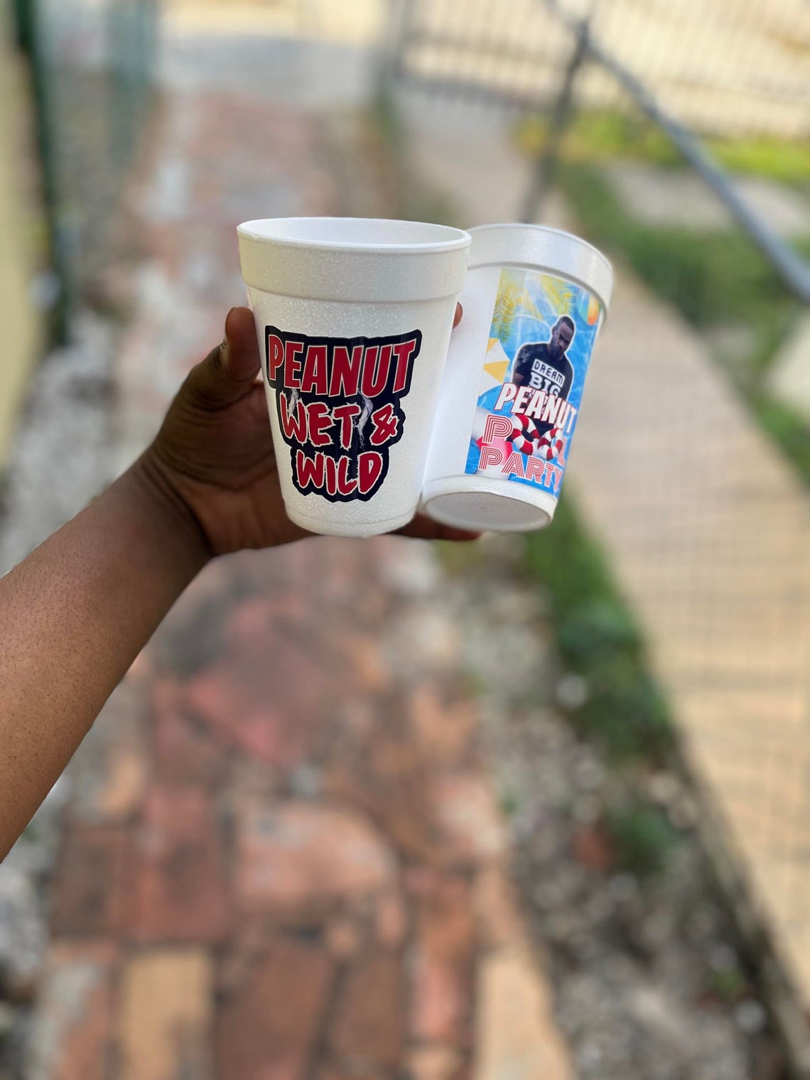 Custom Printed Styrofoam Cups, Foam Cups, Personalized Party Cups - Etsy