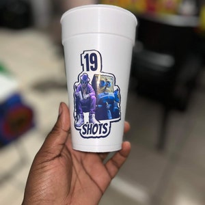 Custom Printed Styrofoam Cups, Foam Cups, Personalized Party Cups - Etsy