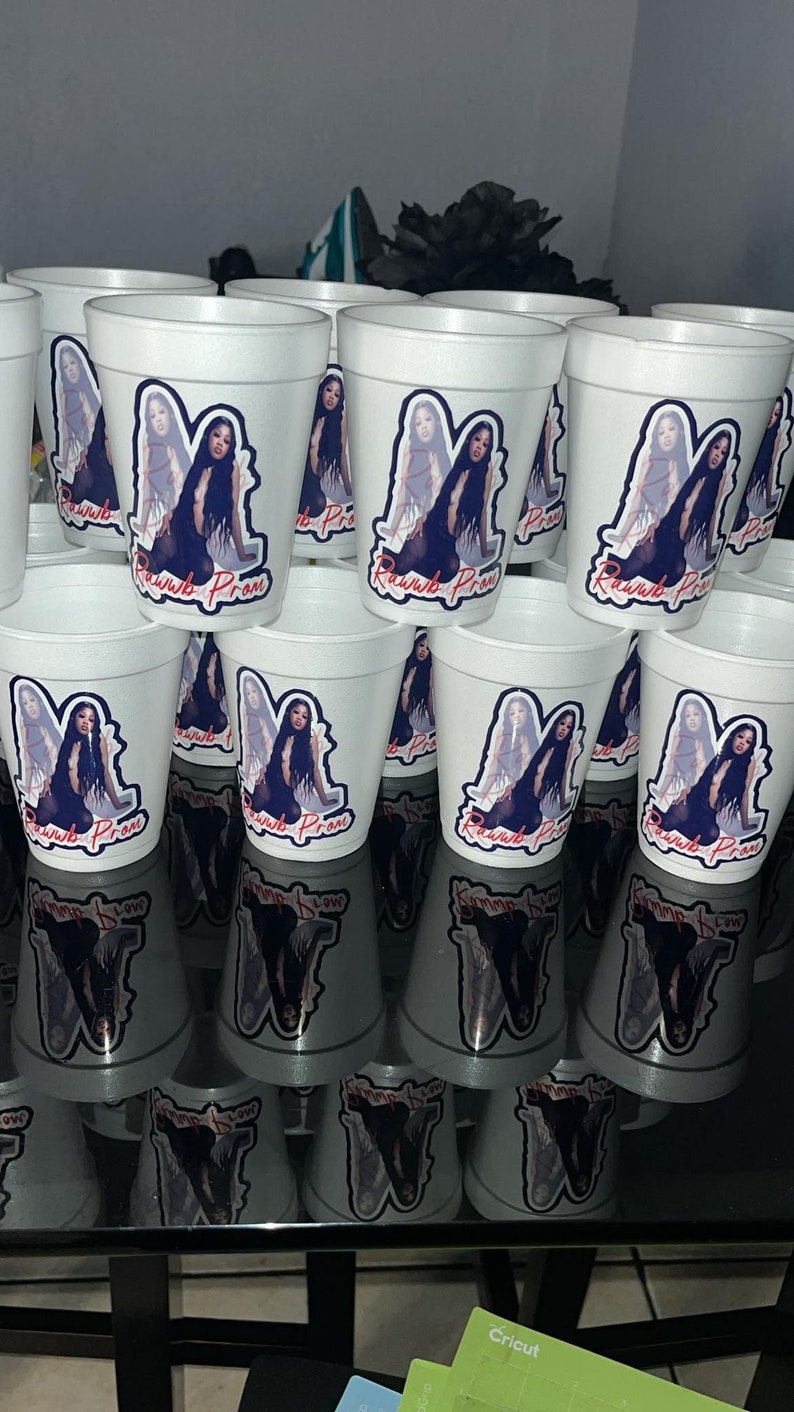 Custom Printed Styrofoam Cups, Foam Cups, Personalized Party Cups - Etsy