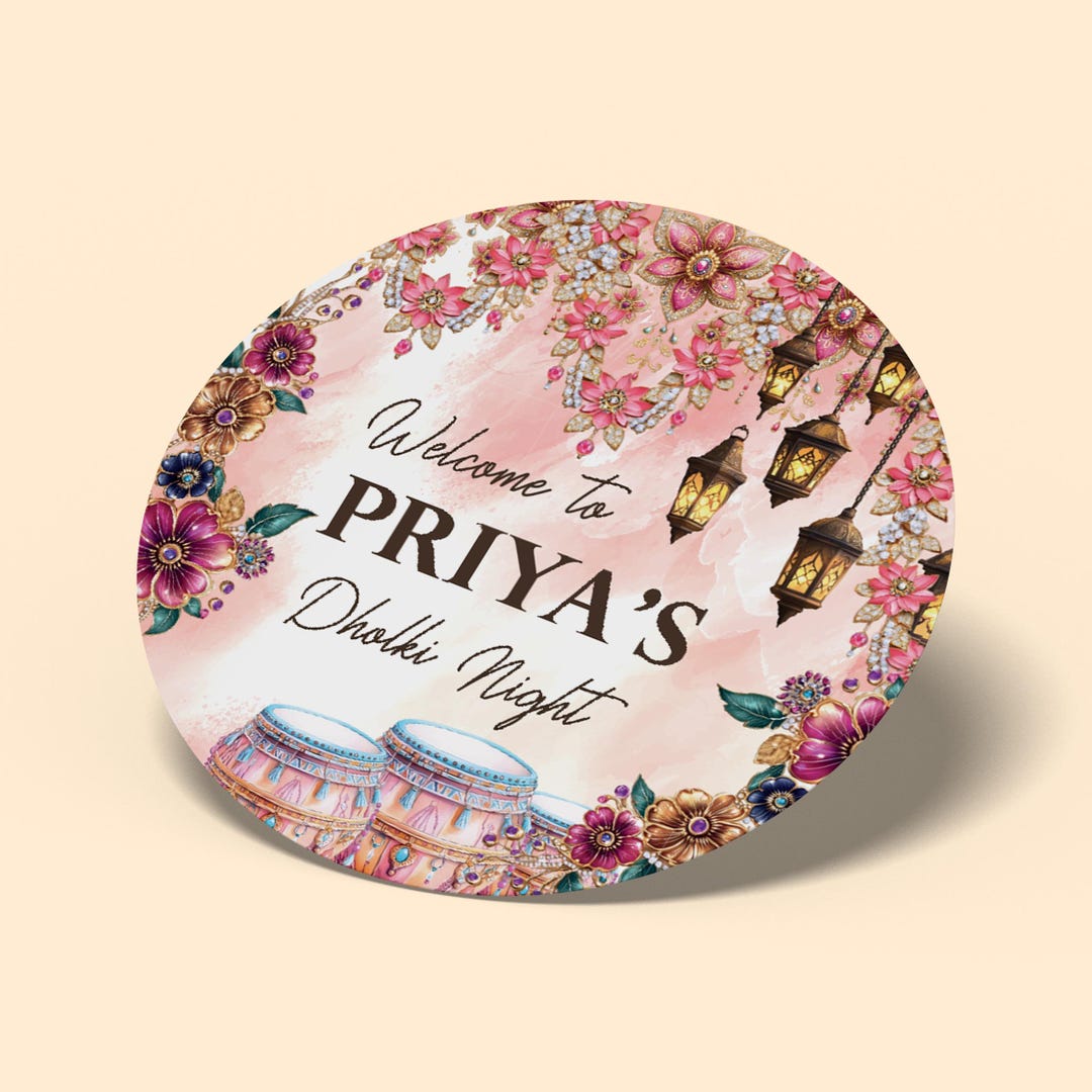 Mehndi Stickers, Wedding Stickers, Nikkah Stickers, Wedding Favour ...