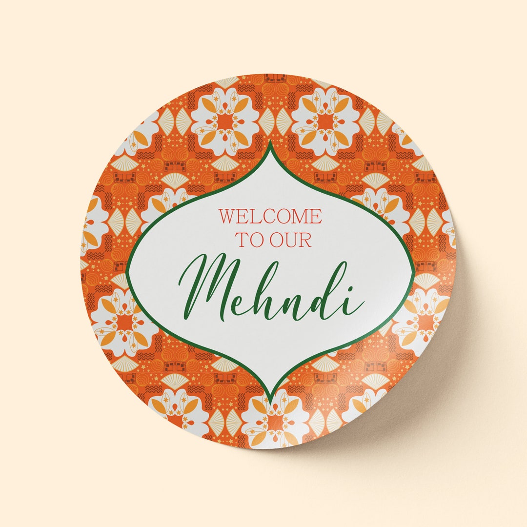 Dholki, Sangeet, Mehndi Stickers, Wedding Stickers, Nikkah Stickers ...