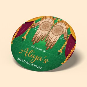 Digital Sticker Customised Sticker Mehndi Sticker Wedding - Etsy